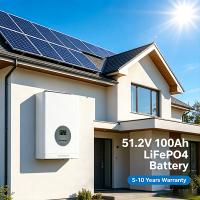 China 5KW Power 51.2V 100Ah 5.12kWh LiFePO4 Solar Battery for Home Energy Storage for sale