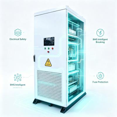 China 125kW 261.2kWh LiFePO4 Battery Energy Storage Cabinet with Liquid Cooling for Commercial and Industrial Outdoor Energy Storage System for sale