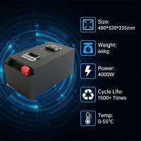 China 72V 50Ah LiFePO4 Lithium Ion Battery with 1500 Cycles and Compact Integrated Structure for Electric Bicycles and Scooters for sale