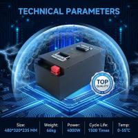 China LiFePO4 Lithium Ion Battery Pack for Electric Bicycles and Scooters with 1500 Cycles 48V 60V 72V and 50Ah 75Ah 125Ah Capacity for sale