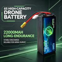 China 6S 22V 22000mAh 10C High‑Discharge Drone Lipo Battery Large Capacity Lithium Polymer Pack For Industrial UAV Aerial Mapping Survey Long‑Time Flight Mission for sale