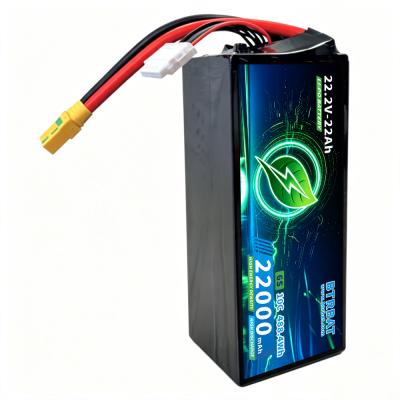 China Long Endurance 6S 22000mAh 10C UAV Lipo Battery 488.4Wh 1.97Kg High‑Performance Lithium‑Polymer Battery Pack For Industrial Drone Aerial Survey Mapping Inspection Work for sale