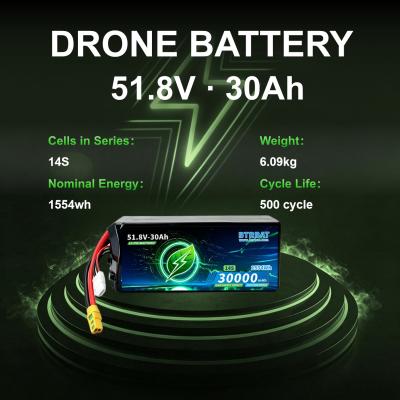 China 51.8V 30Ah 1554Wh Lithium Ion Rechargeable Battery Pack 14S1P High Energy Density 259.26Wh Kg UN38.3 Tested Original Factory Direct Supply For Off Grid Energy Storage Industrial Power Equipment for sale