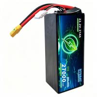 China 22.2V 27Ah Solid State Lithium Ion Battery Pack 599Wh 6S High Energy Density Industrial UAV Battery Factory Direct Supply UN38.3 Certified For Heavy Payload Drone Field Mobile Working Equipment for sale