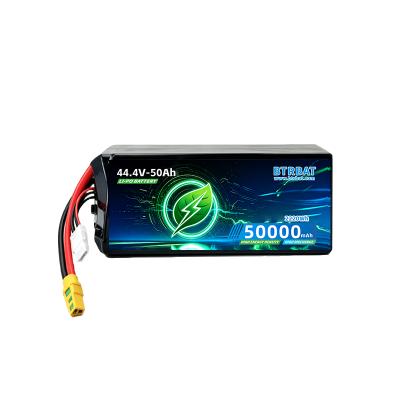 China 12S 44.4Volt 50Ah Lithium Ion Battery Pack Max 5C Continuous Discharge Rechargeable Power Battery 51V Charge Cutoff 30V Discharge Cutoff For UAV Energy Storage Industrial Applications Factory for sale