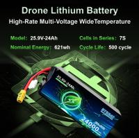 China 7S 25.9V 24Ah Rechargeable Lithium Ion Battery Pack Max 3C Continuous Discharge 1C Charge Current 19.2V Cutoff Voltage Lithium Battery For Electric Devices Energy Storage Factory Wholesale for sale