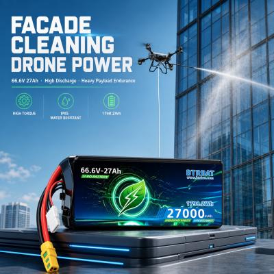 China 66.6V 27Ah 18S Lithium Battery Pack 75.6V Charge Voltage 5C Continuous Discharge 2C Charge Current 49.5V Cut Off Voltage High Performance Rechargeable Power Pack For Industrial Drone UAV Mobile for sale