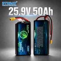 China Factory Direct 25.9V 50Ah 7S Lithium Ion Battery Pack High Capacity Rechargeable Battery BMS Protection 29.8V Limited Charge Voltage 17.5V Cut Off Voltage For Industrial Power Equipment for sale