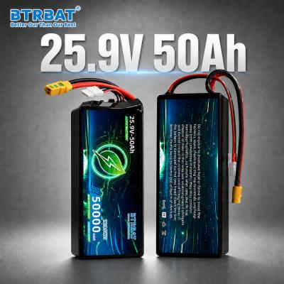 China Factory Direct 25.9V 50Ah 7S Lithium Ion Battery Pack High Capacity Rechargeable Battery BMS Protection 29.8V Limited Charge Voltage 17.5V Cut Off Voltage For Industrial Power Equipment for sale