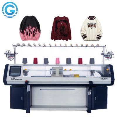 China Double System Computerized Sweater Knitting Machine 52 Inch 1.2m/s for sale