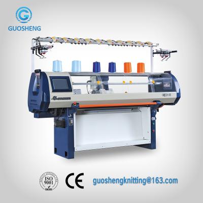 China Single System Pullover Collar Cuff Knitting Machine 80 Inch 12G Semiautomatic for sale