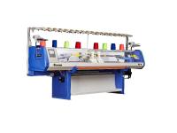 China Computerized Flat Collar Knitting Machine Fully Jacquard 12G 80 Inch Double Carriage for sale
