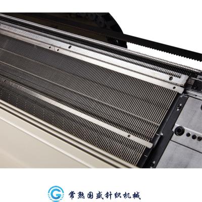 China Three System Auto Cotton Yarn 3.5G Blanket Knitting Machine 52 Inch 1.2M/S for sale