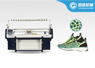 China Three System Flying Vamp Shoe Knitting Machine 52 Inch 12G 14G Flat Knitting Machine for sale