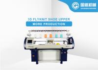 China 52 Inch Three System Shoe Upper Knitting Machine 1.2m/s Speed Flyknit Upper Machine for sale