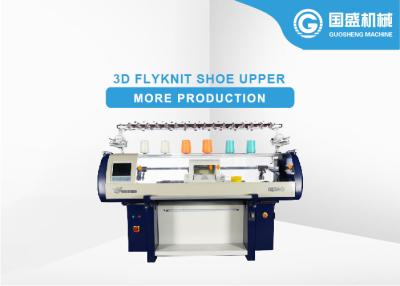 China 52 Inch Three System Shoe Upper Knitting Machine 1.2m/s Speed Flyknit Upper Machine for sale