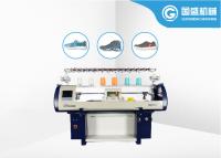 China LCD Display Computerized Shoe Upper Knitting Machine 36 Inch 12G 14G Three System for sale