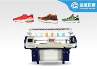 China Small Carriage Shoe Upper 14G Flat Knitting Machine 36 Inch Three System for sale