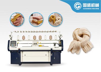 China Textile Double System Jacquard Scarf Knitting Machine 52 Inch 3G-15G for sale