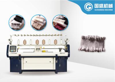 China 3G Computerized Flat Knitting Machine 52 Inch Double System Jacquard Knitting Machine for sale