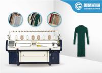 China Computerized 1.3KW 16G 1.2m/S Flat Bed Knitting Machine Women Dress Double System for sale