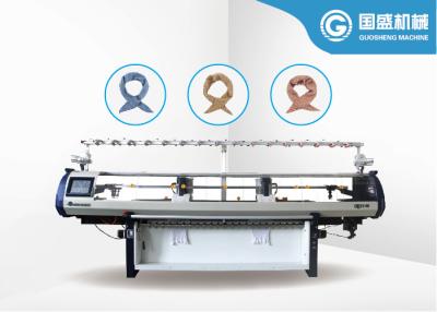 China 80 Inch Double Carriage Flat Knitting Machine 52 Inch Knitting Width 220V for sale