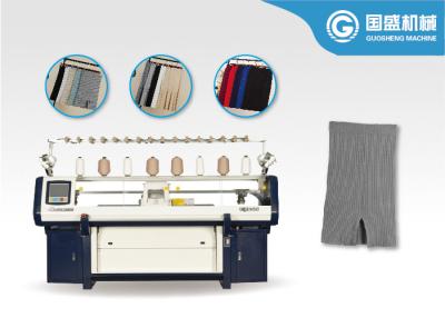China 10G Automatic Flat Knitting Machine 52 Inch Double System Industrial Knitter for sale