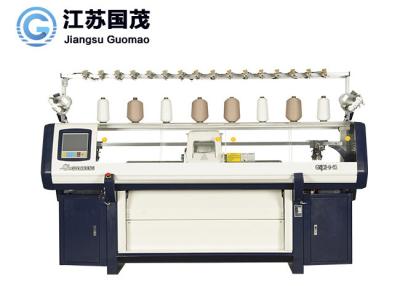 China Computerized 3.5G Winter Hat Knitting Machine 52 Inch Double System Flat Knitting for sale