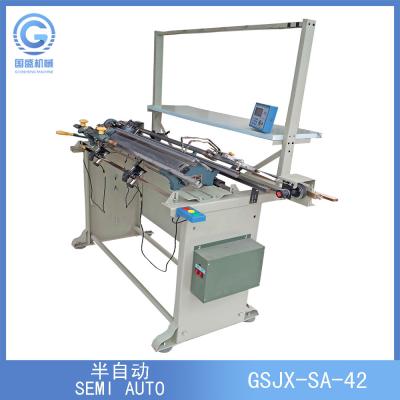 China Semi Automatic Flat Bed Knitting Machine 36-48 Inch 5G-16G Sweater Knitting for sale