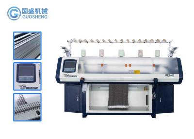 China 3G Computerized Alpaca Sweater Knitting Machine 1.2m/s 52 Inch Double System Flat Knitting Machine for sale