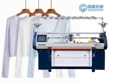 China Single System Computerized Flat Knitting Machine 52 Inch 5G to 15G Automatic Sweater Knitting for sale