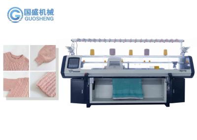 China Guosheng Automatic Sweater Knitting Machine Three System 72 Inch 220V for sale