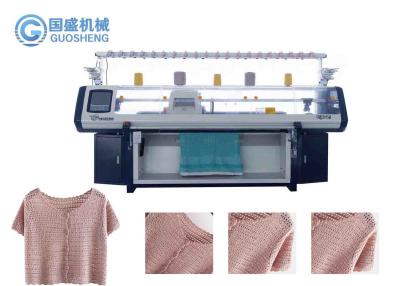 China 3G Automatic Flat Knitting Machine 72 Inch Three System for Polyester Sweater for sale