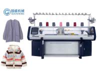 China Cotton Automatic Sweater Flat Knitting Machine Multi Gauge 3-5-7G 52 Inch Double System for sale