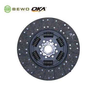 China 1878 002 024 Double Disc Heavy Duty Truck Clutch Disc Rebuild With Hub Plate for sale