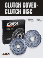 China 3482000553   Dump Truck Clutch Cover European Truck Clutch Pressure Plate Assembly for sale