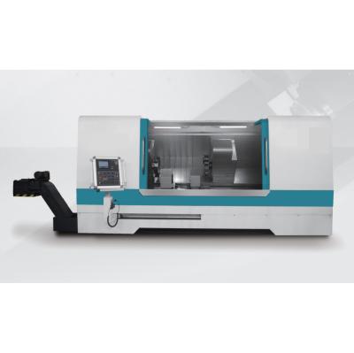 China Slant Bed Double Servo Turret Lathe Double Head CNC Lathe Automatic Turning Machine for sale