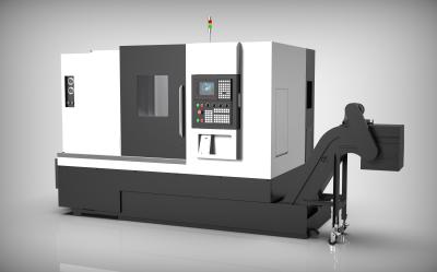 China High Rigidity 5052S Slant Bed CNC Lathe Machine For Metal Machining 500mm Turning for sale
