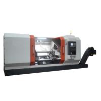 China Industrial Strength Dual Spindle Inclined Bed Machine For Long Range Work for sale