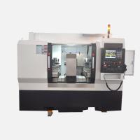 China 7.5kW Dual Spindle Flat Bed Machining Center With 4 Station Tool Holders for sale