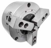 China 8 Inches CNC Power Chuck Solid 250mm 3 Jaw Hydraulic Chuck For Lathe for sale