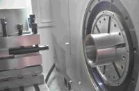 China Dual Spindle Flat Bed CNC Lathe Machine High Speed Machining With 4 Station Tooling for sale