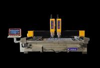 China 3 Axis CNC Granite Stone Carving Machine Flipping Type YK2530-2D for sale