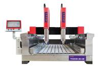 China CNC Stone Engraving and Cutting Machine for Flat Circular Workpieces 380V Dual Purpose for sale