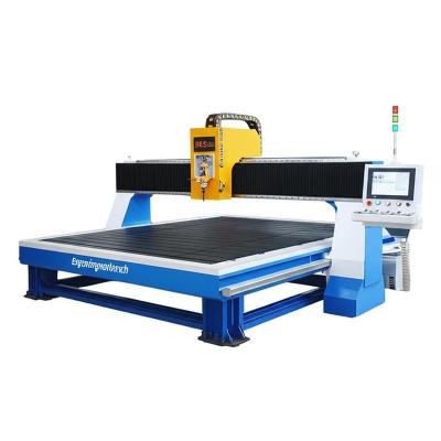 China CNC Bridge Cutting Equipment with 3000X2000 Engraving Workbench 18.5kW Host Frequency Conversion and 0-90-180-270° Chamfer Bearing for sale