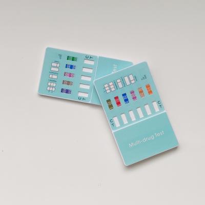 China CE Multi-Drug Rapid Test Dipcard Panel Kit for COC AMP THC BZO OPI Urine One Step Test for sale