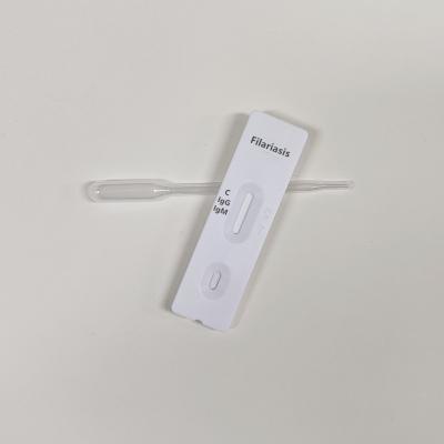 China Lymphatic Filariasis IgG IgM Rapid Test Kit Whole Blood Serum Plasma One Step Diagnostic for sale