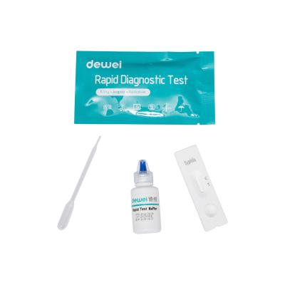 China 40pcs 20pcs/Box Syphilis Rapid Test Kit For Whole Blood Serum Plasma for sale
