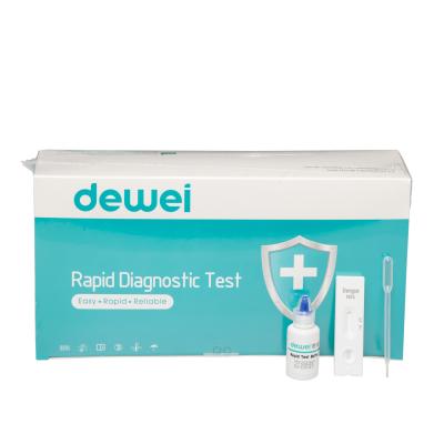 China CE Dengue Antigen DEN NS1 Rapid Test Kit Cassette For Whole Blood Serum Plasma for sale