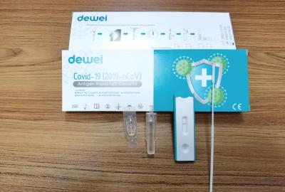 China Fast One Step 2019-NCoV Antigen Rapid Test Strip Cassette Kit CE marked Nasopharyngeal Nasal Swab for sale